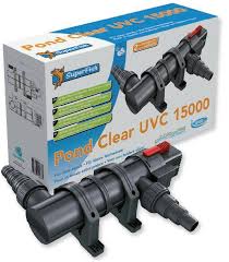 superfish pond clear uvc bassin ornement carpe koi filtration